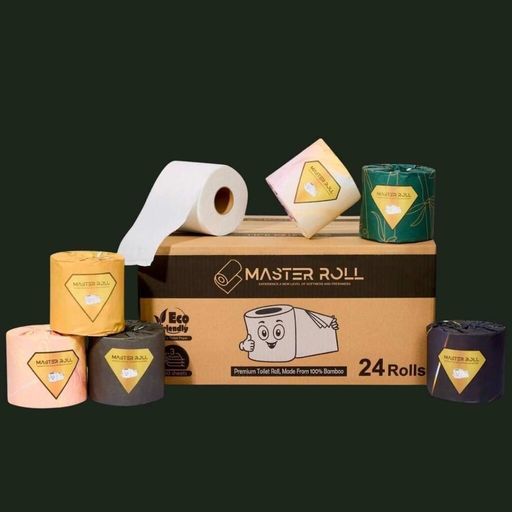 Master Roll Eco Friendly Bamboo Toilet Paper | Soft & Strong
