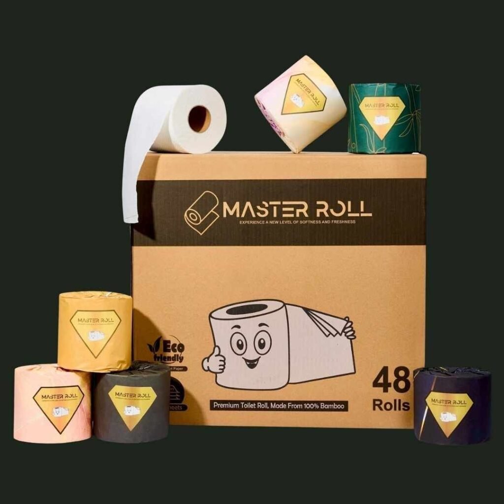 Master Roll Eco Friendly Bamboo Toilet Paper | Soft & Strong